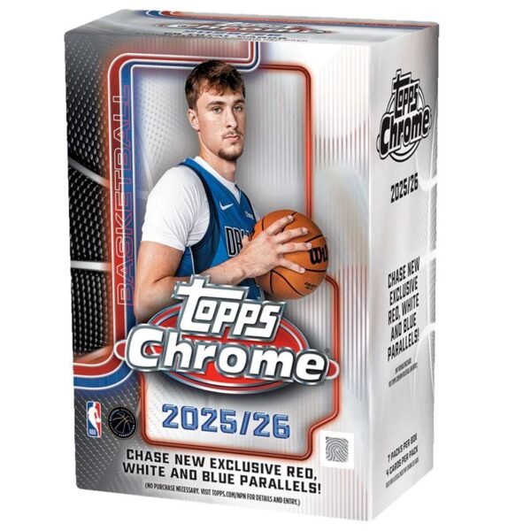 2025-26 Topps Chrome NBA - Value Box - Tienda De Hot Wheels En Madrid